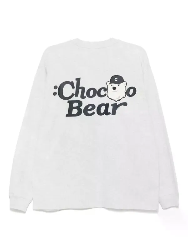 CHOCOOLATE Logo-patch T-shirt - Grey