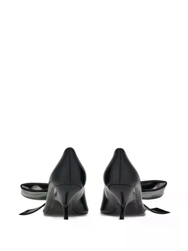 FERRAGAMO Leather Pumps With Oversized Bow