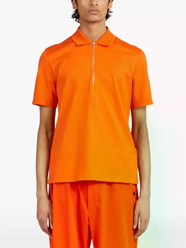FERRAGAMO Half-zip Polo Top