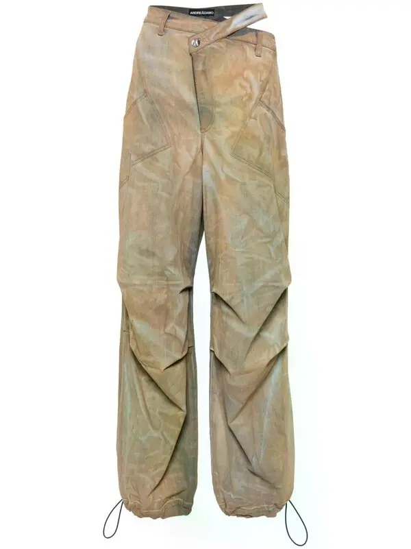 ANDREĀDAMO High-waist Cargo Jeans