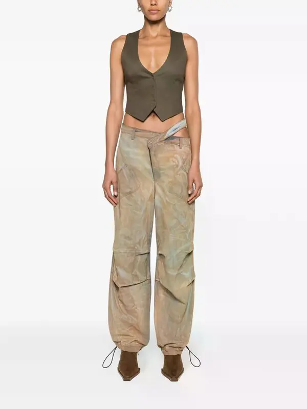 ANDREĀDAMO High-waist Cargo Jeans