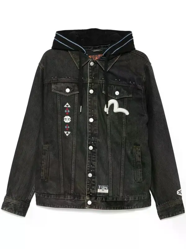 EVISU Patchwork Denim Jacket