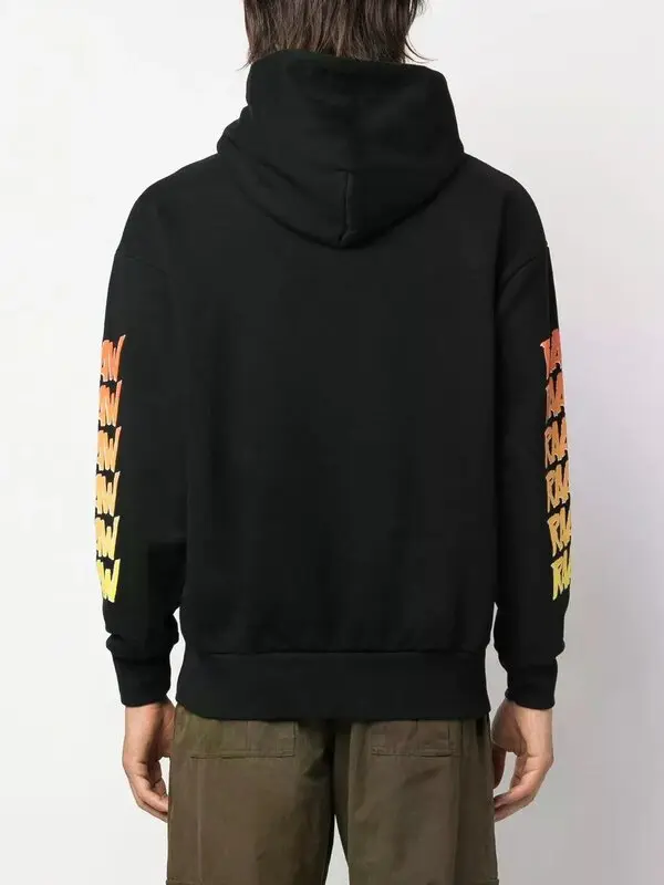 Aries Logo Print Hoodie