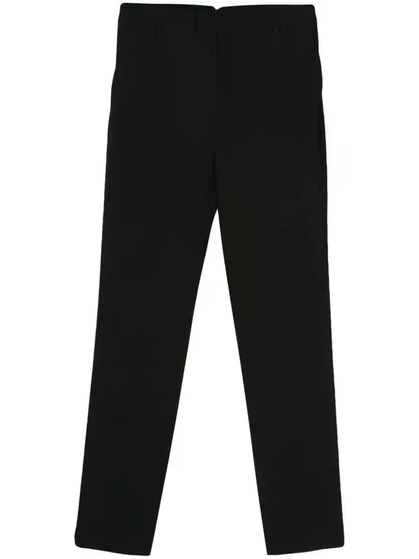 AMI Paris Crepe Tapered-leg Trousers