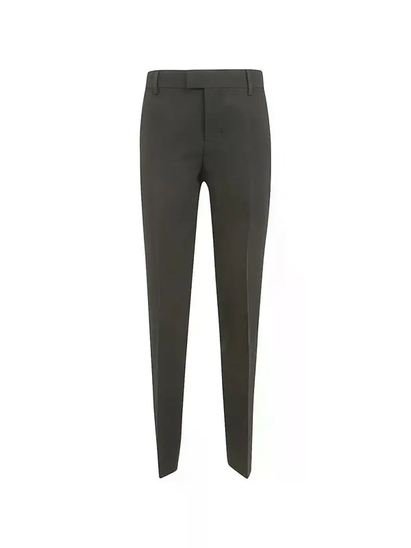 AMI Paris Crepe Tapered-leg Trousers