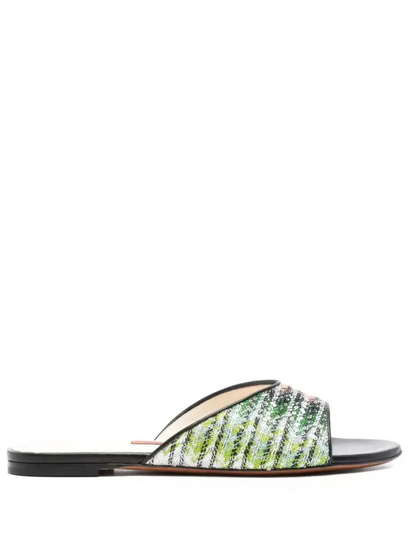 Missoni Gradient Flat Sandals