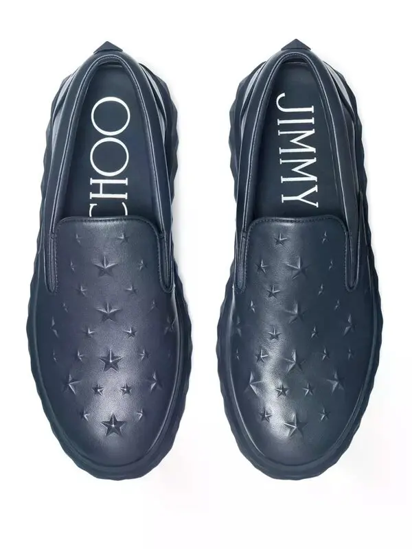 JIMMY CHOO Diamond Slip-on Sneakers