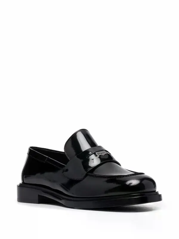 FERRAGAMO Nyx 30 Patent Leather Loafers
