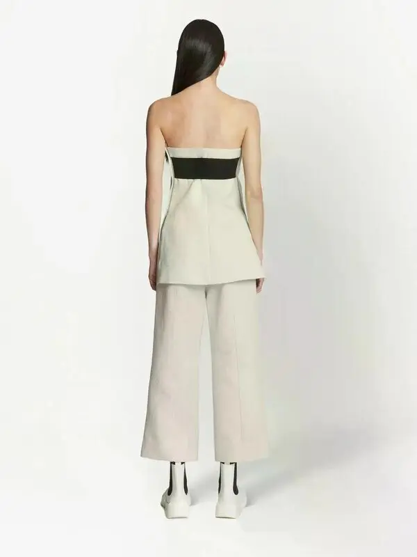 Proenza Schouler Patterned Jacquard Bustier Top