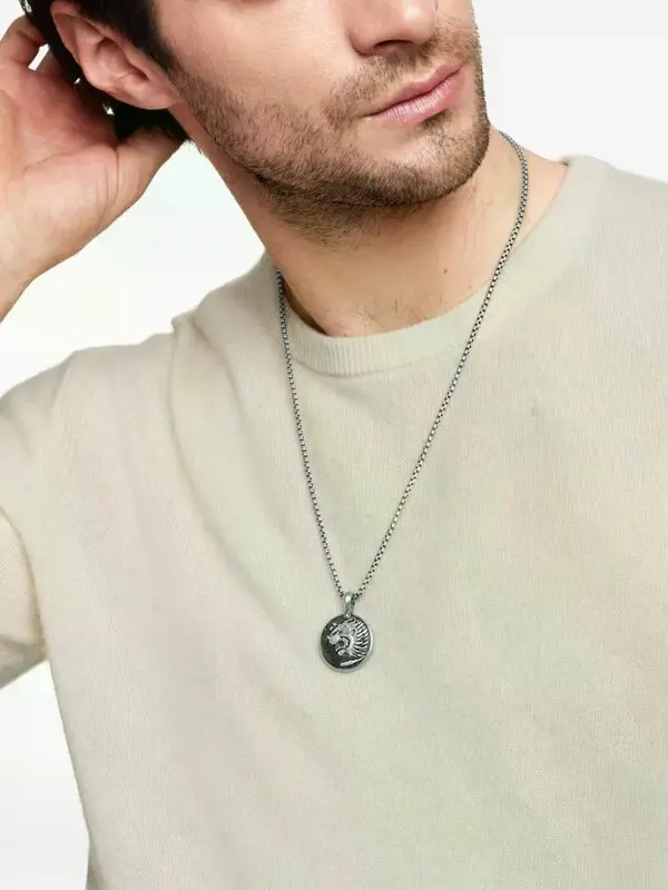 David Yurman Sterling Petrvs Lion Amulet