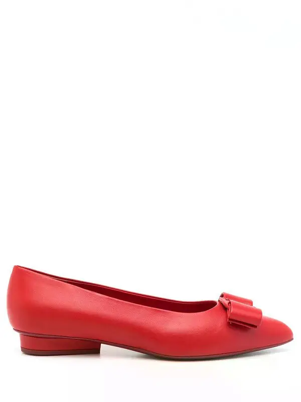 FERRAGAMO Viva Ballerina Shoes - Red