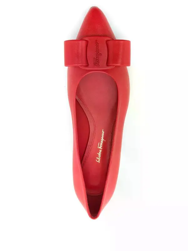 FERRAGAMO Viva Ballerina Shoes - Red