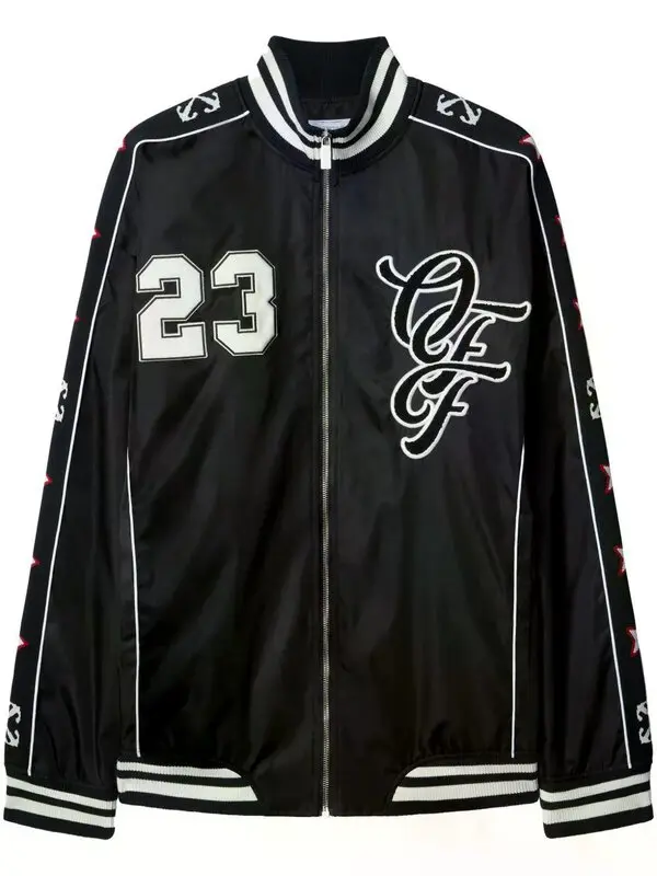 Off-White Varsity-patch Bomber Jacket