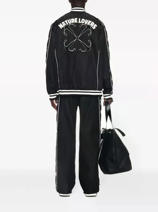 Off-White Varsity-patch Bomber Jacket