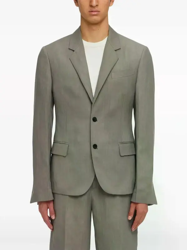 FERRAGAMO Tailored Linen-blend Blazer