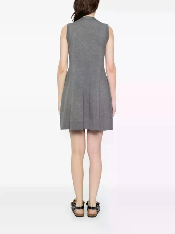 JNBY V-neck Sleeveless Knitted Dress - Grey