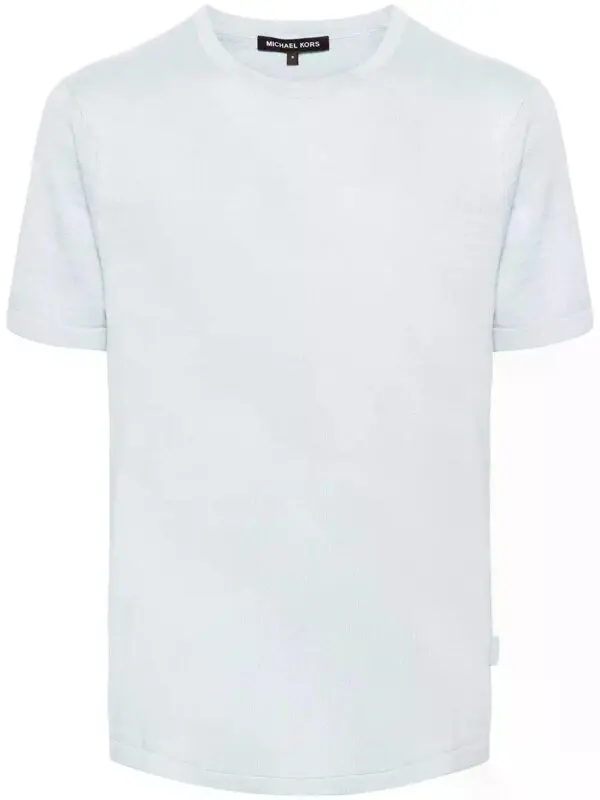 Michael Kors Round-neck Ribbed-knit T-shirt