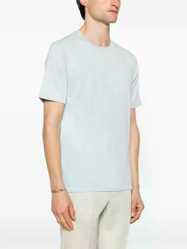 Michael Kors Round-neck Ribbed-knit T-shirt