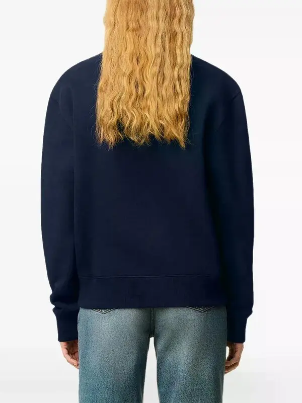 AMI Paris De Coeur Organic Cotton Sweatshirt - Blue