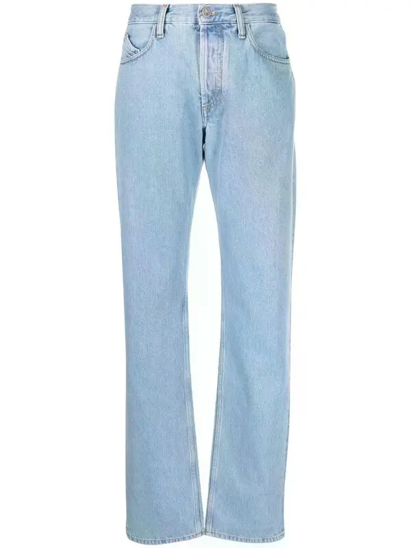 Attico High-rise Straight-leg Jeans