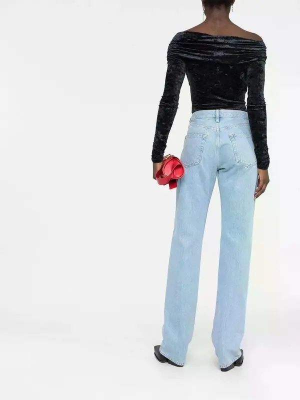 Attico High-rise Straight-leg Jeans