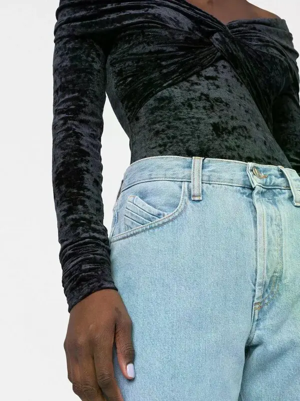 Attico High-rise Straight-leg Jeans