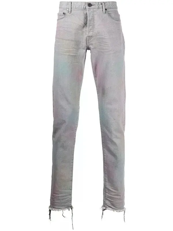John Elliott The Cast 2 Mid-rise Straight-leg Jeans - Grey