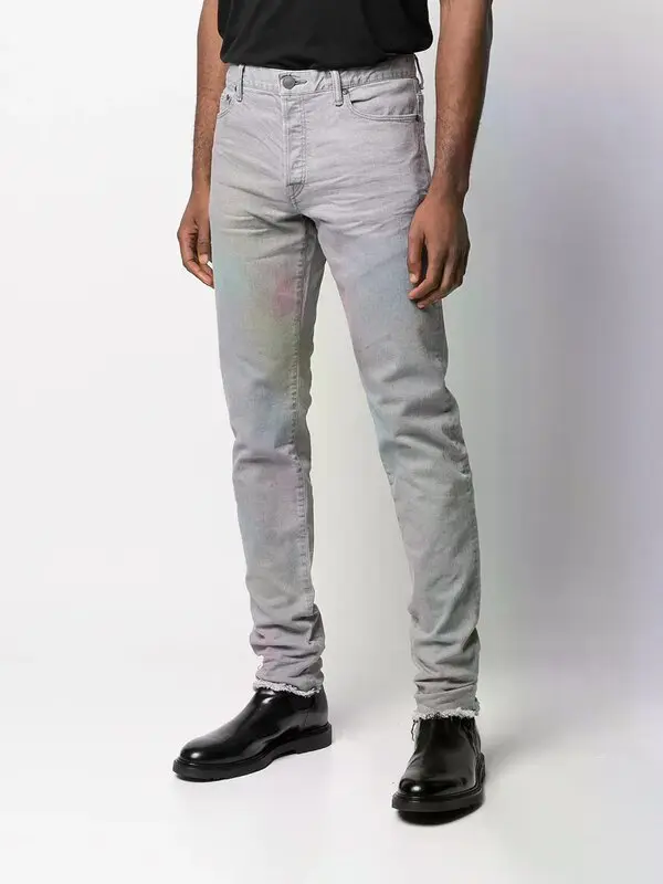 John Elliott The Cast 2 Mid-rise Straight-leg Jeans - Grey