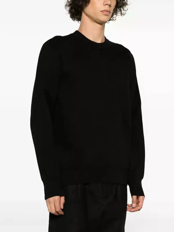Off-White Arrows Motif Cotton Sweatshirt - Black