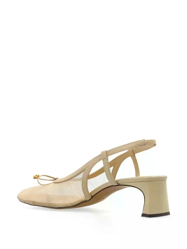 ODISSI 45mm Leather Pumps - Neutrals