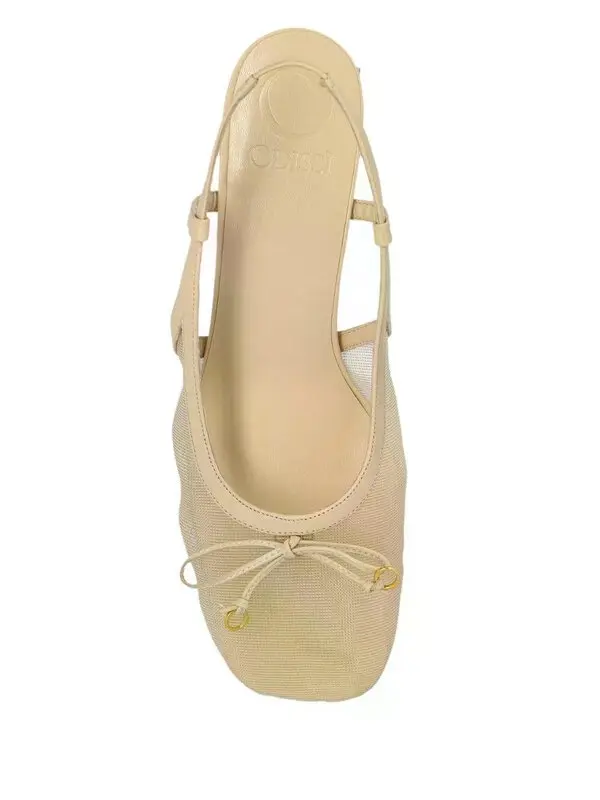 ODISSI 45mm Leather Pumps - Neutrals