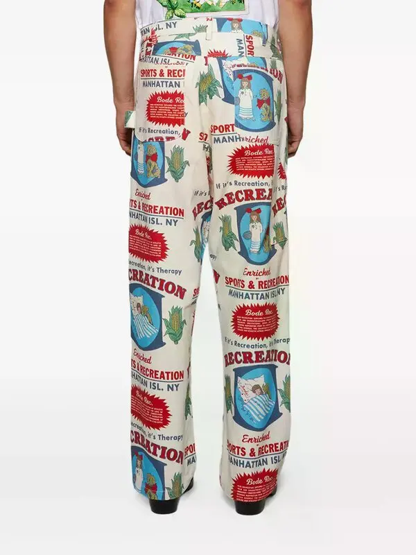 BODE Graphic-print Trousers