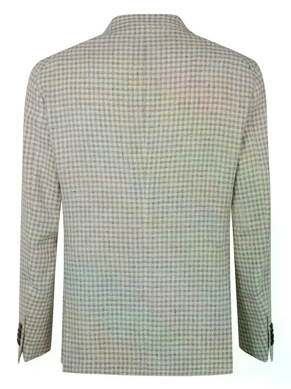 Tagliatore Checked Blazer - Neutrals