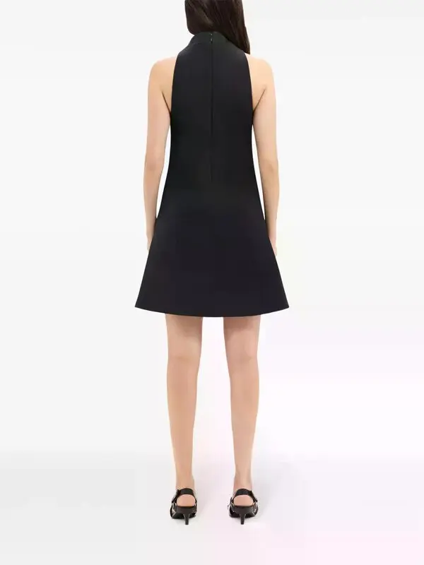 COURREGES Sleeveless Twill A-line Dress