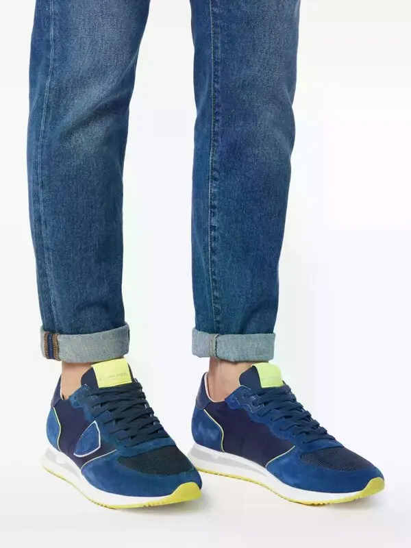 Philippe Model Tropez Lace-up Sneakers - Blue