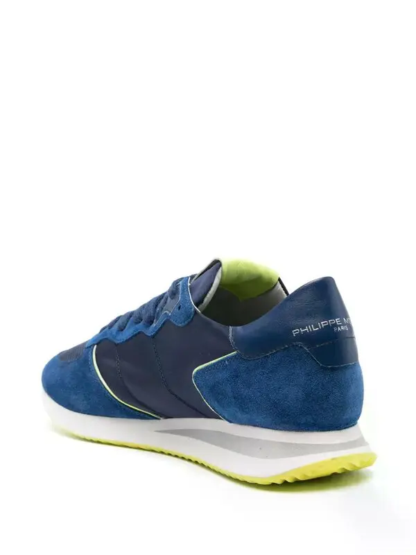 Philippe Model Tropez Lace-up Sneakers - Blue