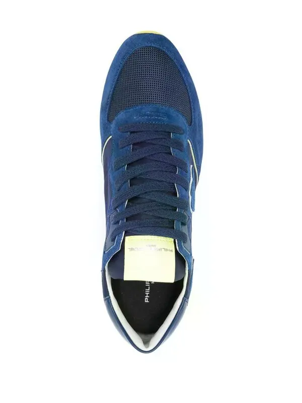 Philippe Model Tropez Lace-up Sneakers - Blue