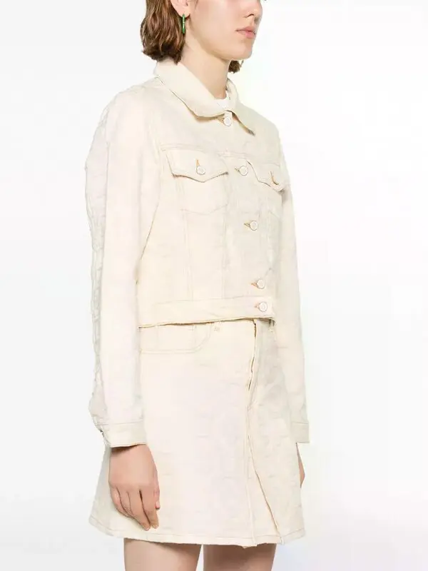 Casablanca Cropped Denim Jacket