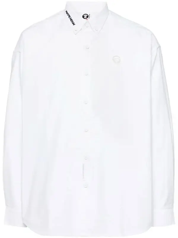 AAPE BY *A BATHING APE Logo-patched Shirt