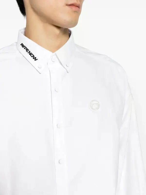 AAPE BY *A BATHING APE Logo-patched Shirt