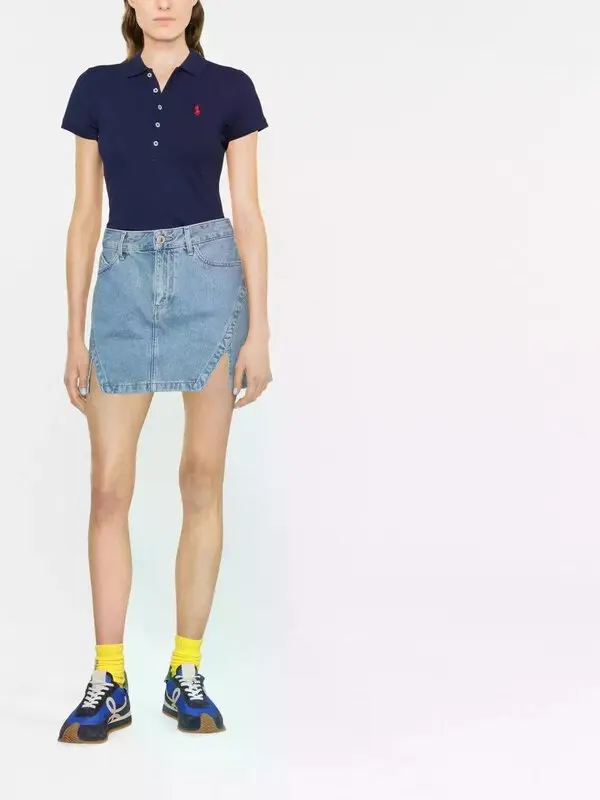 Polo Ralph Lauren Slim Fit Short Sleeve Polo Shirt - Blue