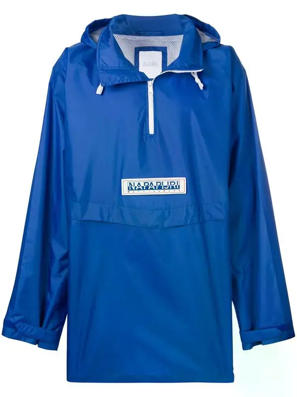 NAPA BY MARTINE ROSE Logo Rain Jacket - Blue