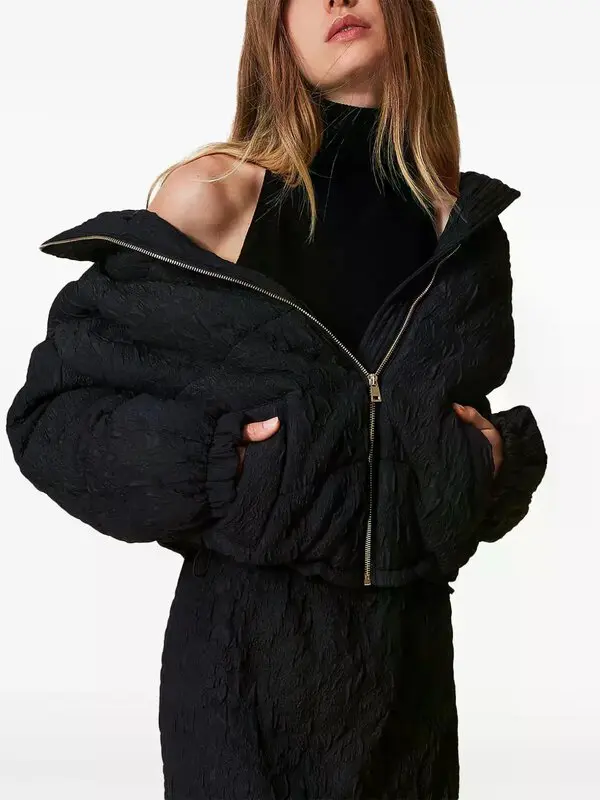 TWINSET Embossed Puffer Jacket