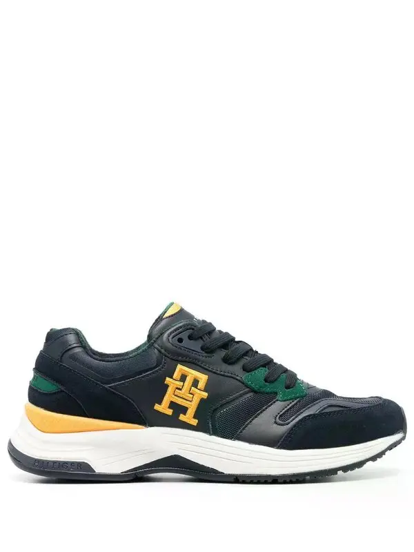 Tommy Hilfiger Logo-embroidered Lace-up Sneakers