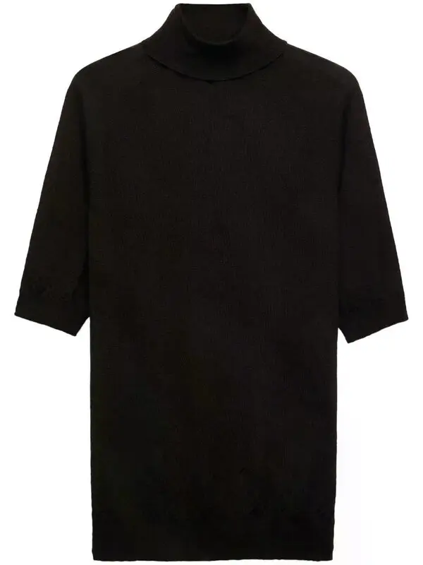 Prada Knitted Roll-neck Cashmere Top