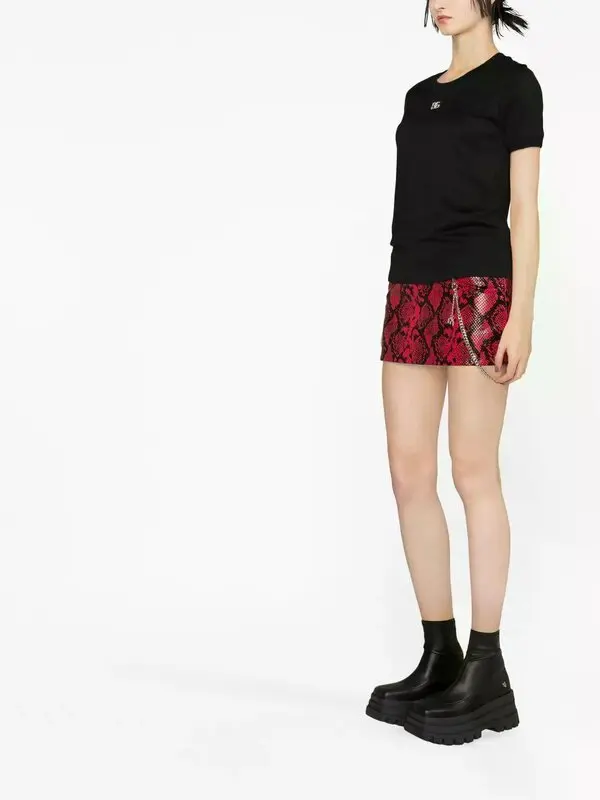 Dolce & Gabbana Crystal-embellished Round-neck T-shirt - Black