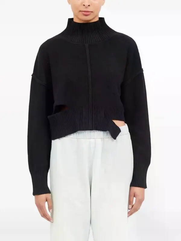 MAISON MARGIELA High-neck Cut-out Jumper