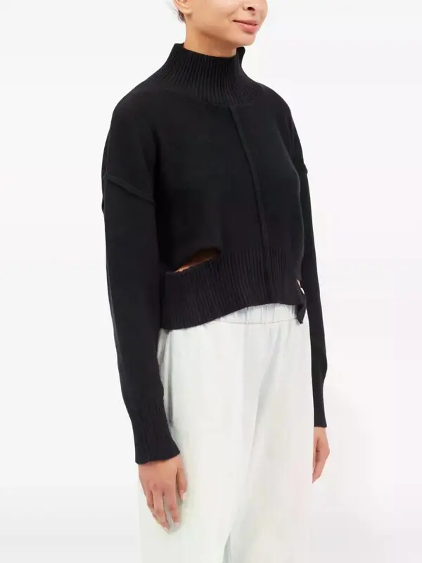 MAISON MARGIELA High-neck Cut-out Jumper
