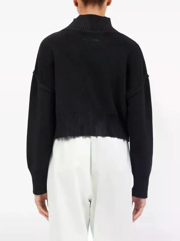 MAISON MARGIELA High-neck Cut-out Jumper