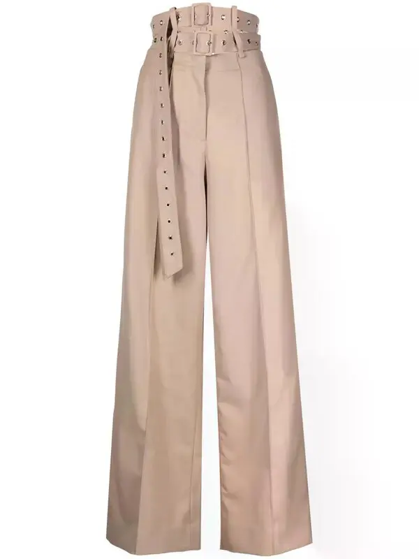 Rokh Belted Wide-leg Trousers